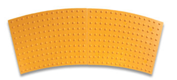Composite WET SET Radius Detectable Warning ADA Solutions — Detectable ...